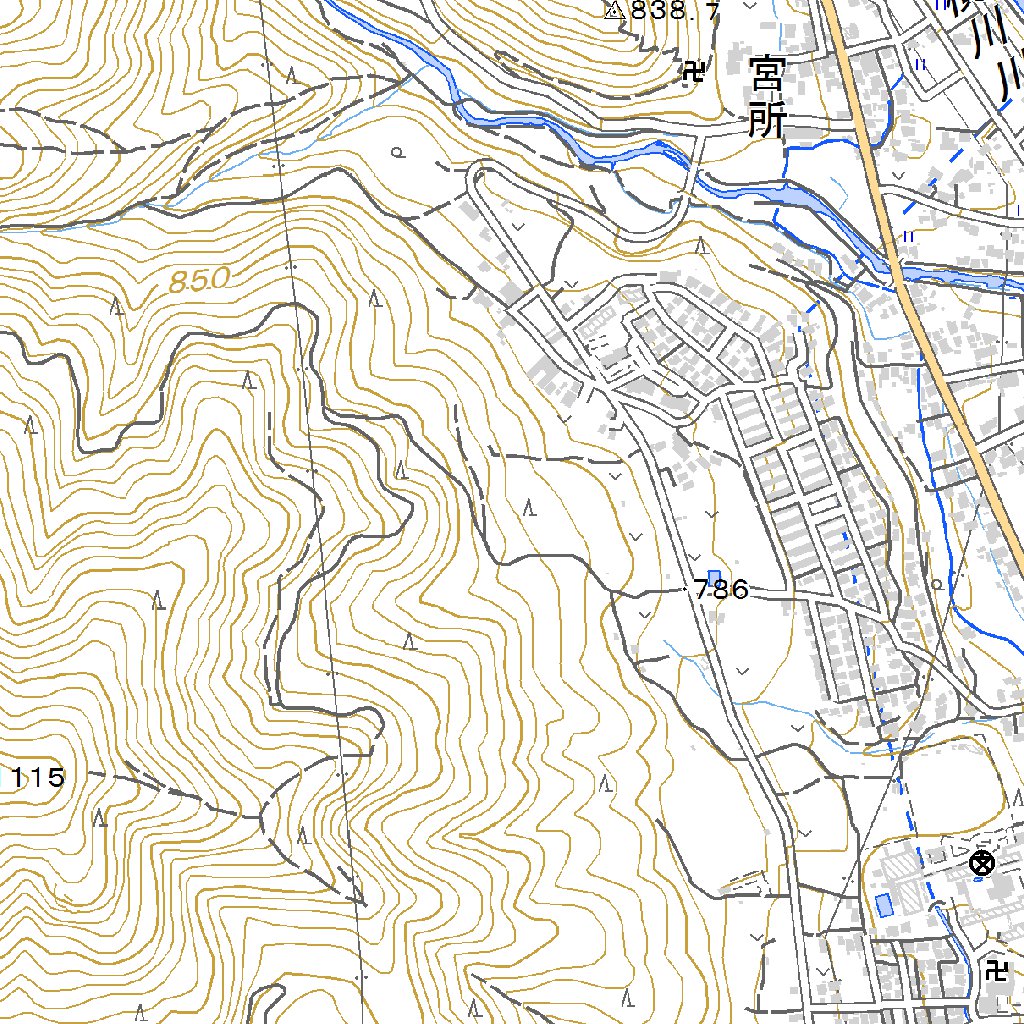 533777 宮木 （みやき Miyaki）, 地形図 Map by Pacific Spatial Solutions, Inc ...