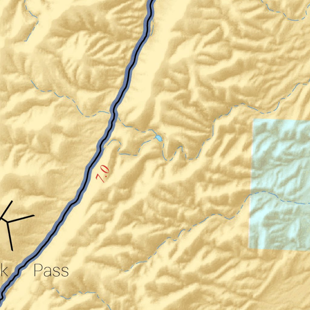 BLM Utah Burbank Hills Map by Bureau of Land Management - Utah | Avenza ...