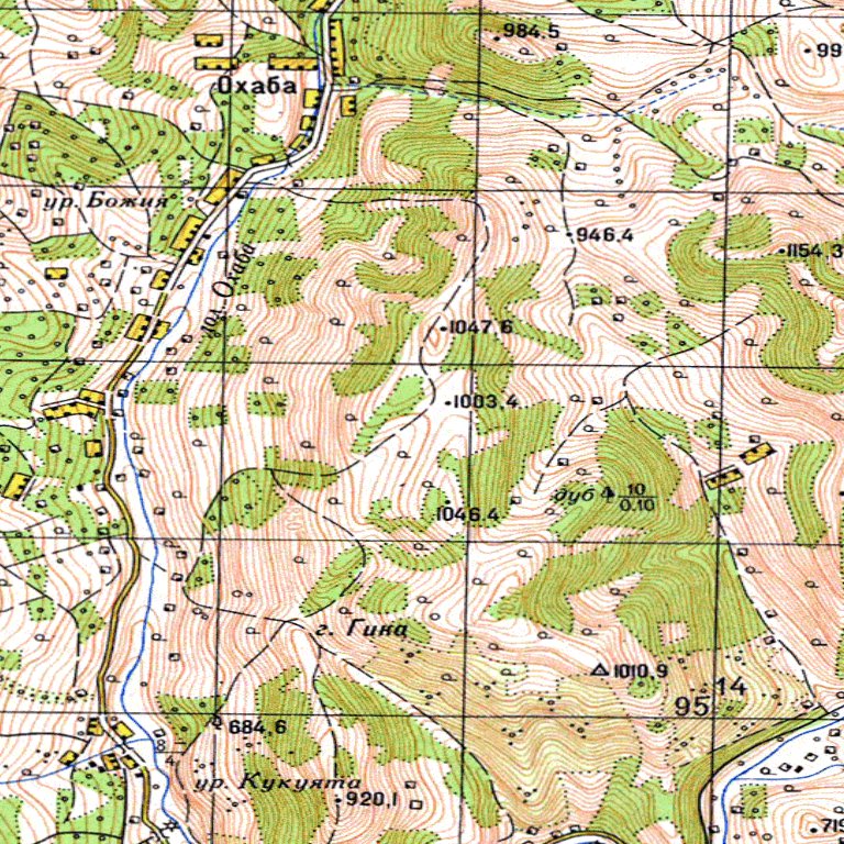Soviet Genshtab: l34-105-4 Map by Avenza Systems Inc. | Avenza Maps