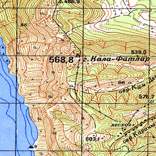 Soviet Genshtab: l36-128-3--(1975) Map by Avenza Systems Inc. | Avenza Maps