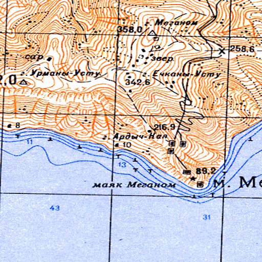 Soviet Genshtab: l36-119-3--(1975) Map by Avenza Systems Inc. | Avenza Maps