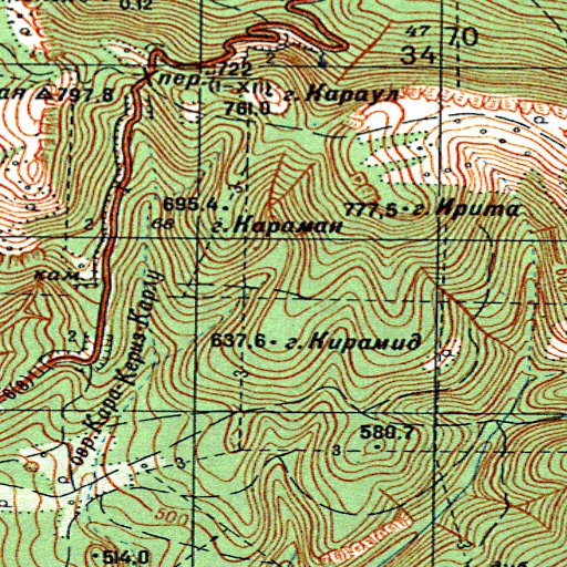 Soviet Genshtab: l36-128-2--(1975) Map by Avenza Systems Inc. | Avenza Maps