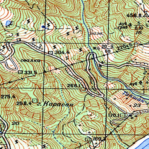 Soviet Genshtab: l36-117-4--(1986) Map by Avenza Systems Inc. | Avenza Maps