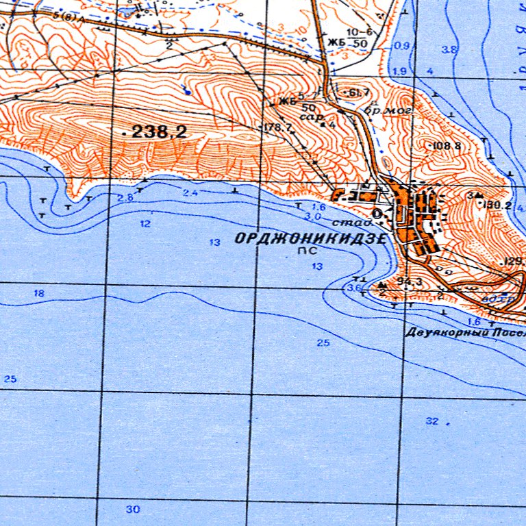 Soviet Genshtab: l36-119-2--(1975) Map by Avenza Systems Inc. | Avenza Maps