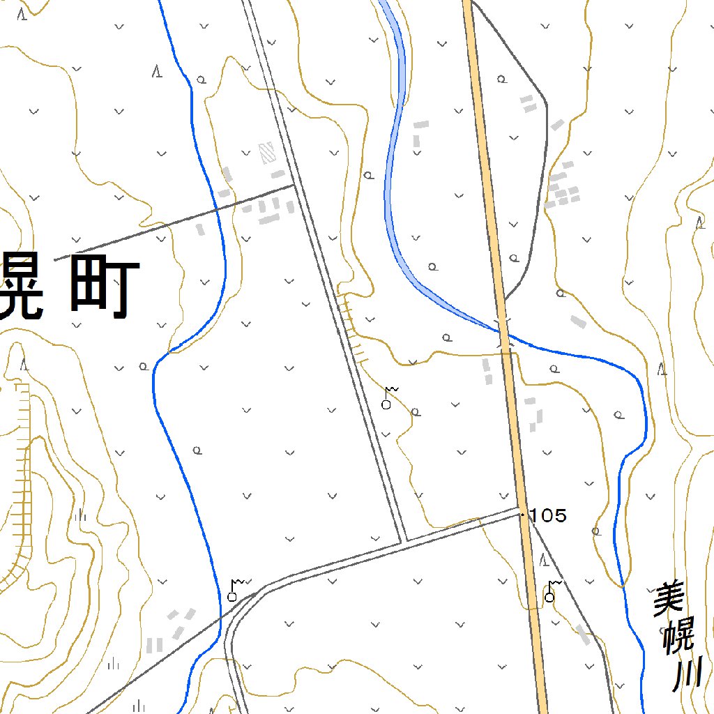 654441 古梅 （ふるうめ Furume）, 地形図 Map by Pacific Spatial Solutions, Inc ...