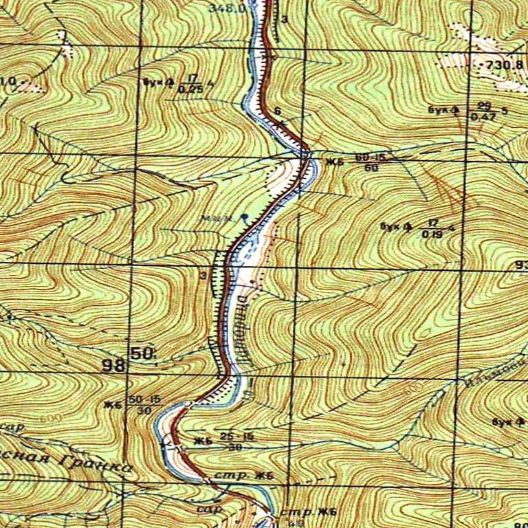 Soviet Genshtab: m34-119-3 Map by Avenza Systems Inc. | Avenza Maps