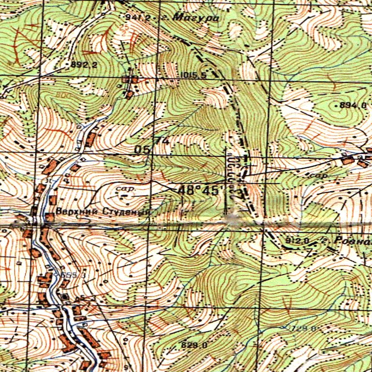 Soviet Genshtab: m34-119-4 Map by Avenza Systems Inc. | Avenza Maps