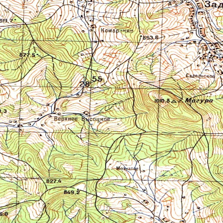 Soviet Genshtab: m34-119-1 Map by Avenza Systems Inc. | Avenza Maps