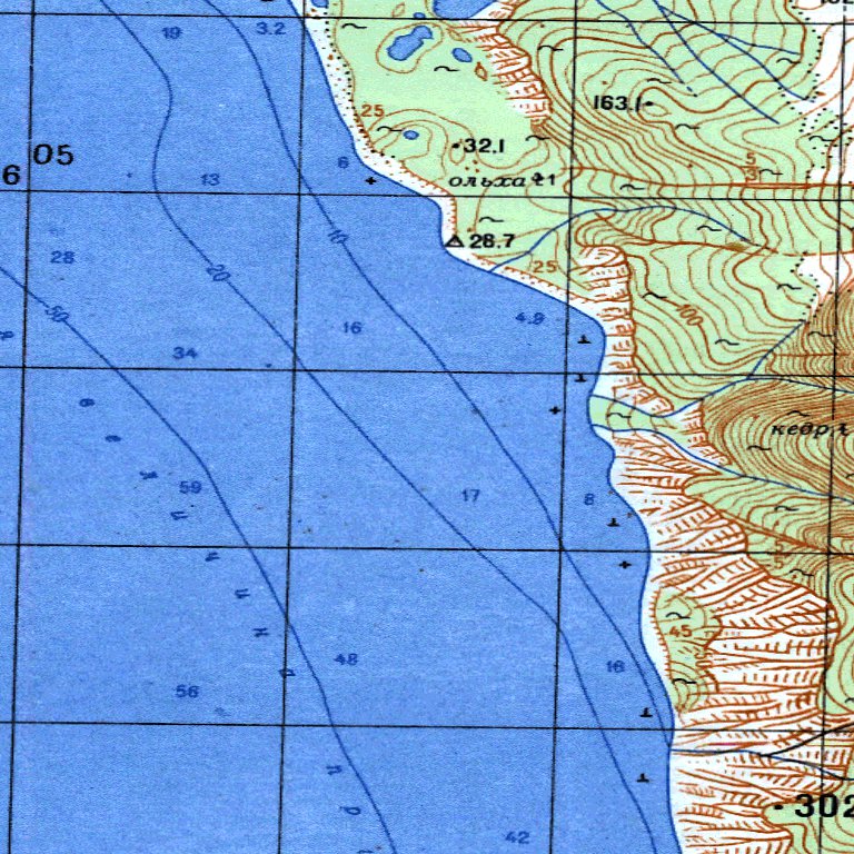 Soviet Genshtab: m56-105-4 Map by Avenza Systems Inc. | Avenza Maps