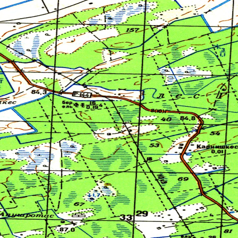 Soviet Genshtab: o34-143-1 Map by Avenza Systems Inc. | Avenza Maps