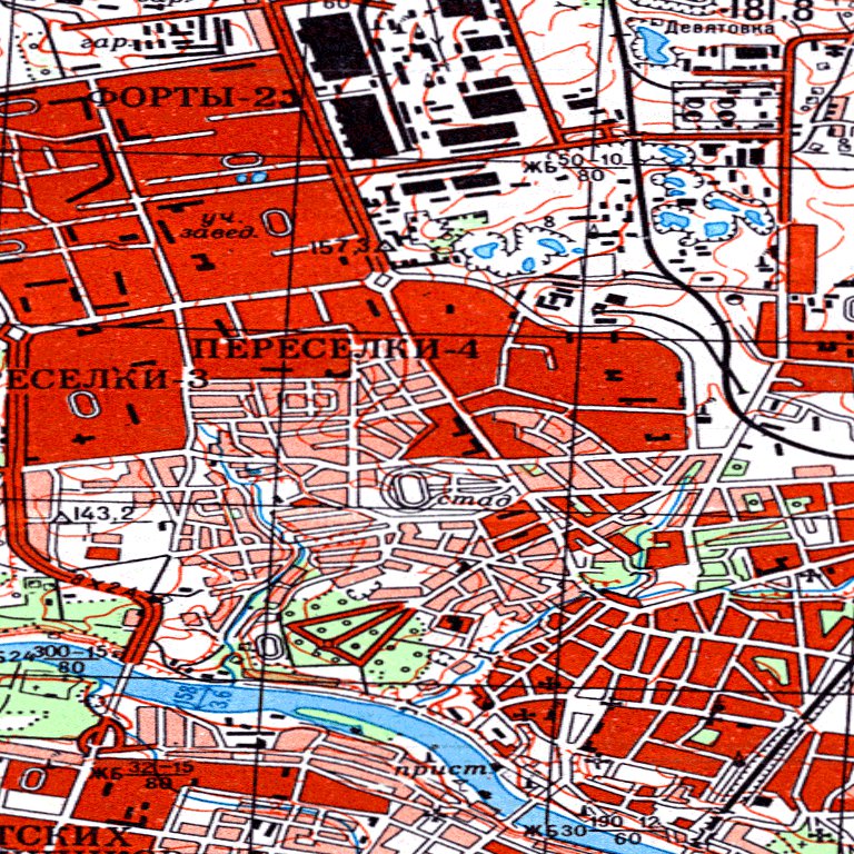 Soviet Genshtab: n34-084-4--(1982) Map by Avenza Systems Inc. | Avenza Maps