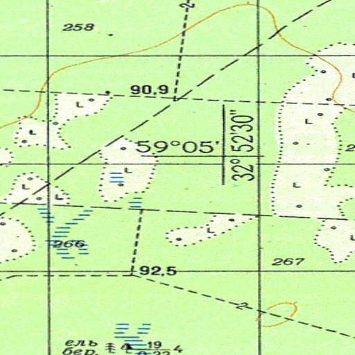 Soviet Genshtab: o36-030-4 Map by Avenza Systems Inc. | Avenza Maps
