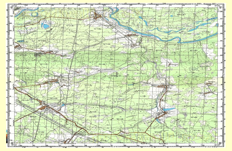 Soviet Genshtab: o37-142-3--(1987) Map by Avenza Systems Inc. | Avenza Maps