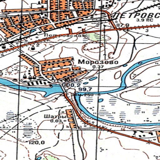 Soviet Genshtab: o37-129-2--(1987) Map by Avenza Systems Inc. | Avenza Maps