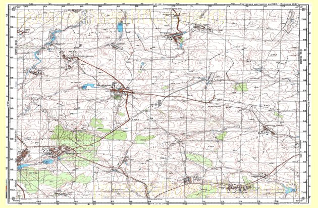 Soviet Genshtab: o37-129-3--(1987) Map by Avenza Systems Inc. | Avenza Maps