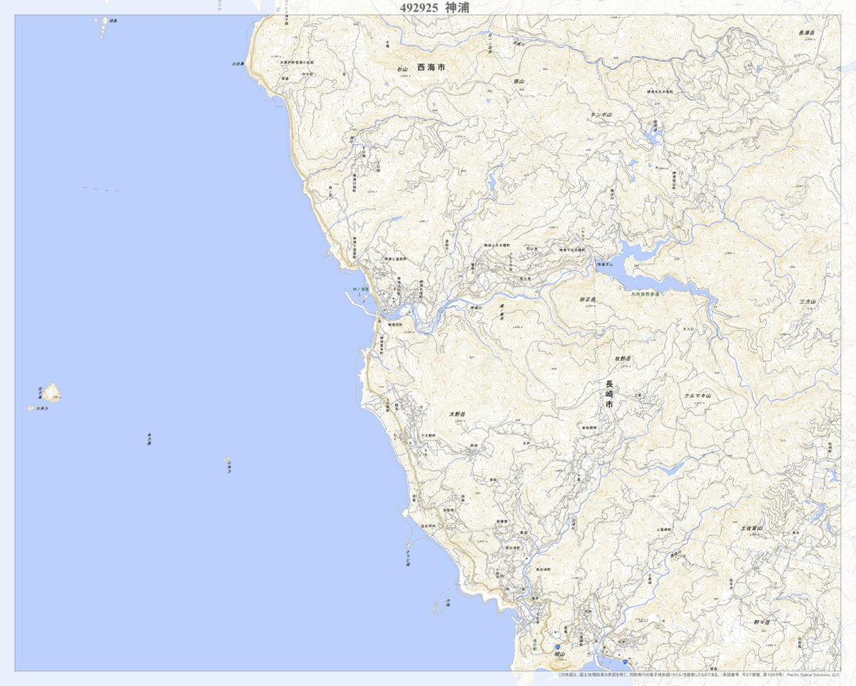 492925 神浦 （こうのうら Konora）, 地形図 Map by Pacific Spatial Solutions, Inc ...