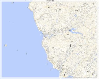 492925 神浦 （こうのうら Konora）, 地形図 Map by Pacific Spatial Solutions, Inc ...