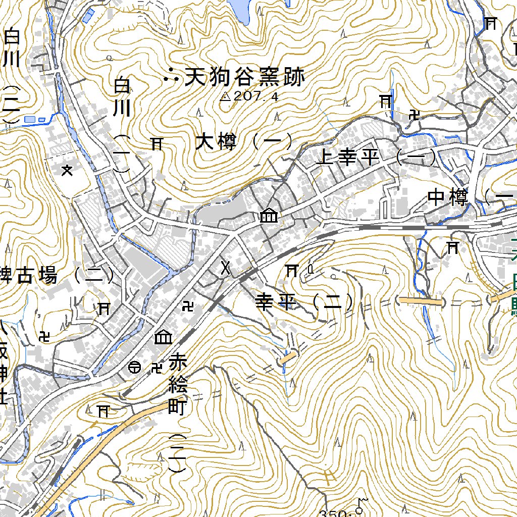 492967 有田 （ありた Arita）, 地形図 Map by Pacific Spatial Solutions, Inc ...