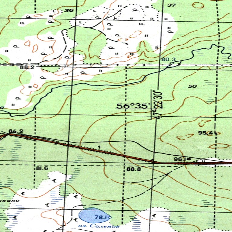 Soviet Genshtab: o38-131-2--(1976) Map by Avenza Systems Inc. | Avenza Maps