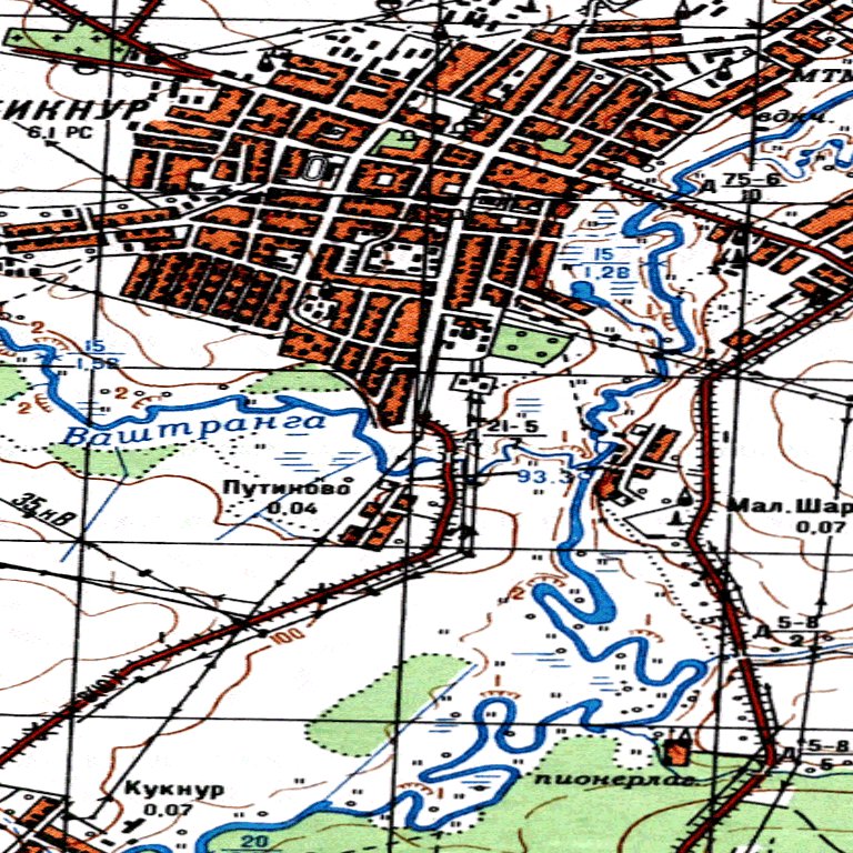 Soviet Genshtab: o38-107-1--(1987) Map by Avenza Systems Inc. | Avenza Maps