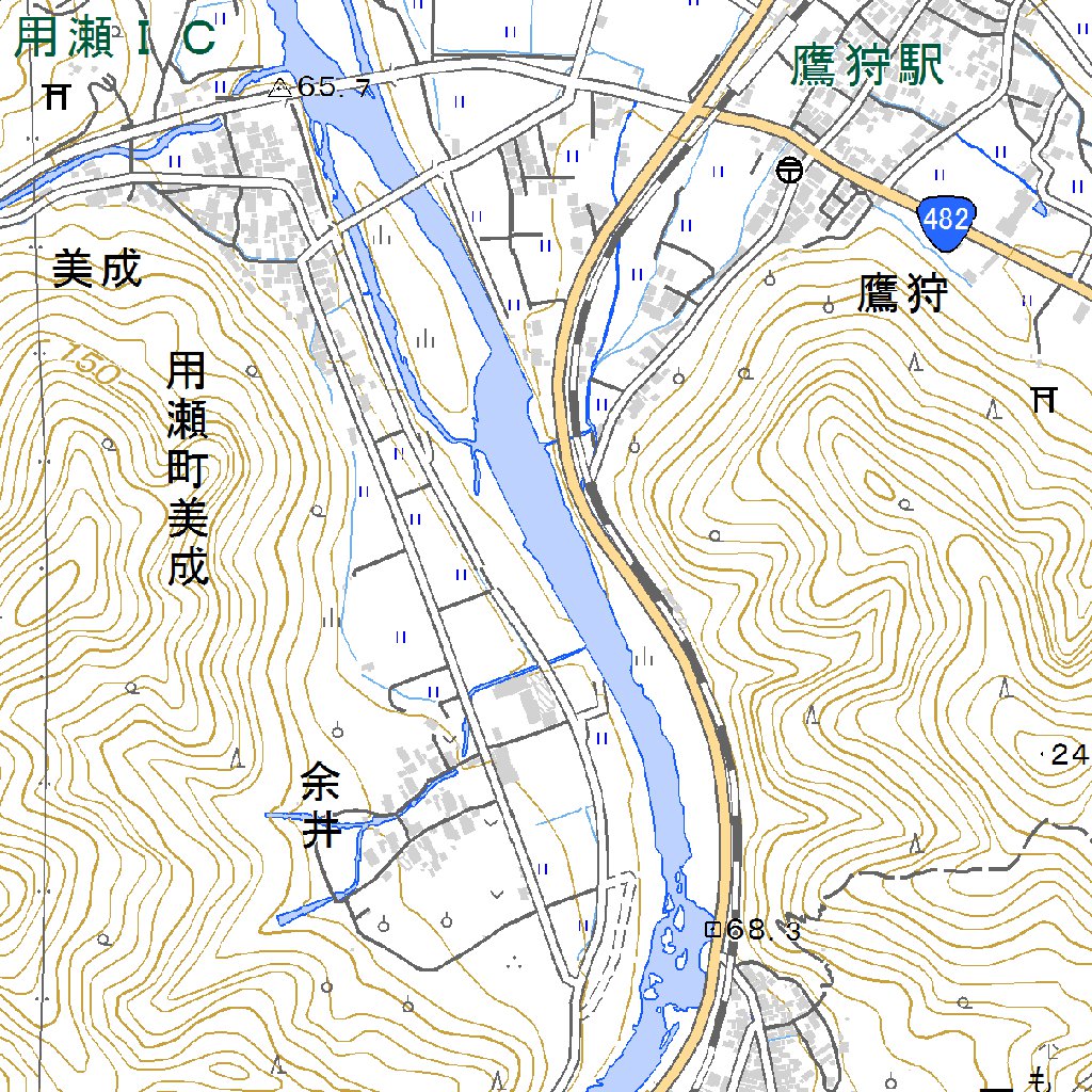 533401 用瀬 （もちがせ Mochigase）, 地形図 Map by Pacific Spatial Solutions, Inc ...