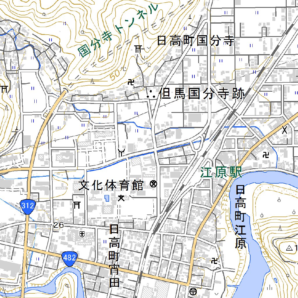 533416 江原 （えばら Ebara）, 地形図 Map by Pacific Spatial Solutions, Inc ...
