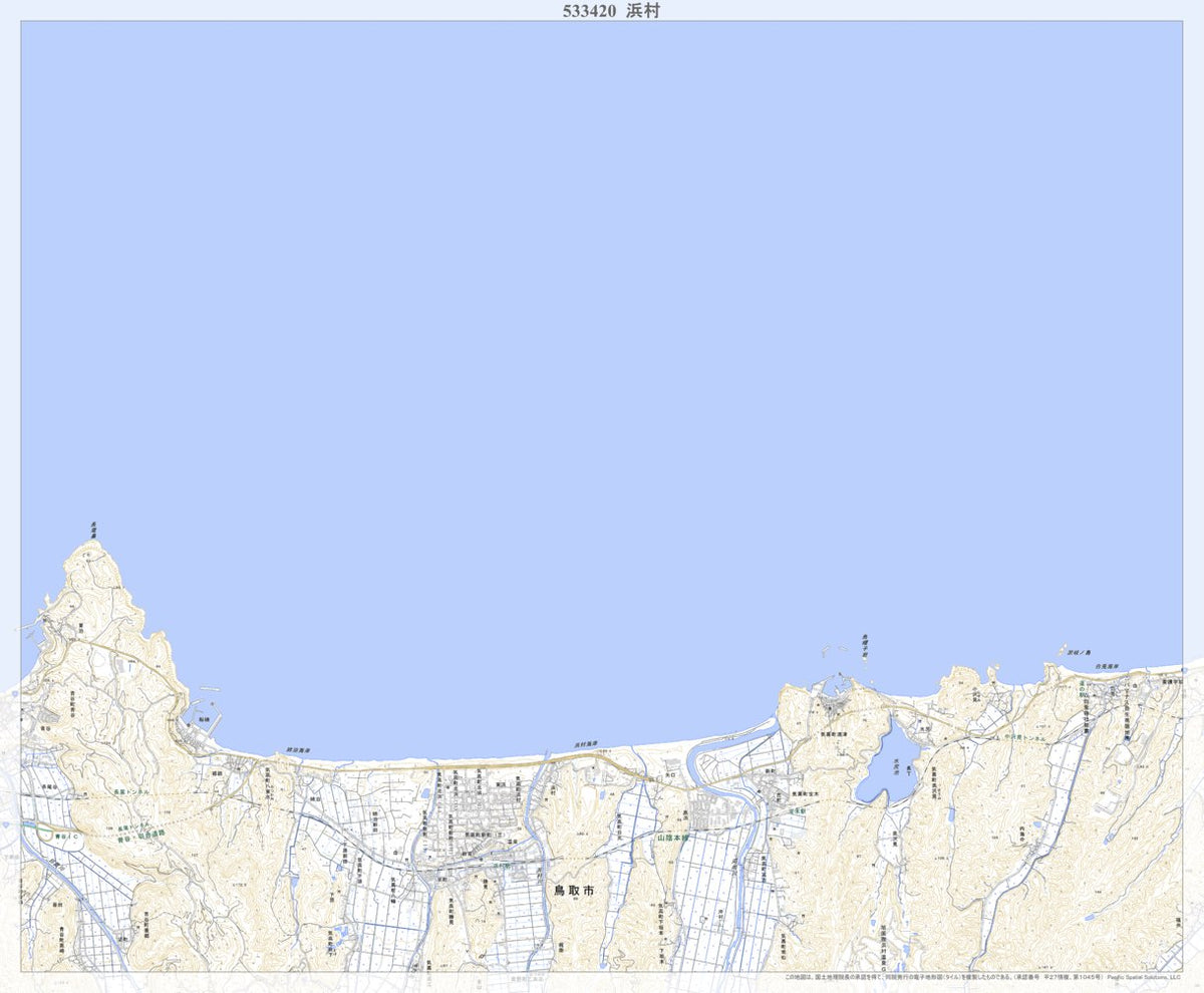 533420 浜村 （はまむら Hamamura）, 地形図 Map by Pacific Spatial Solutions, Inc ...