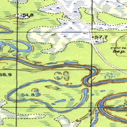 Soviet Genshtab: o43-007-2 Map by Avenza Systems Inc. | Avenza Maps