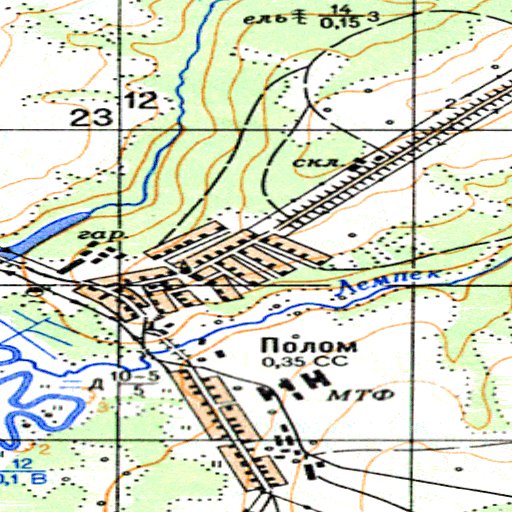 Soviet Genshtab: o39-079-1 Map by Avenza Systems Inc. | Avenza Maps