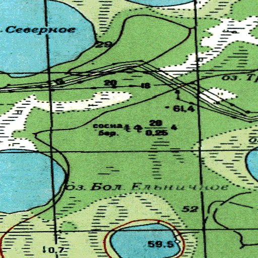 Soviet Genshtab: o42-087-4 Map by Avenza Systems Inc. | Avenza Maps