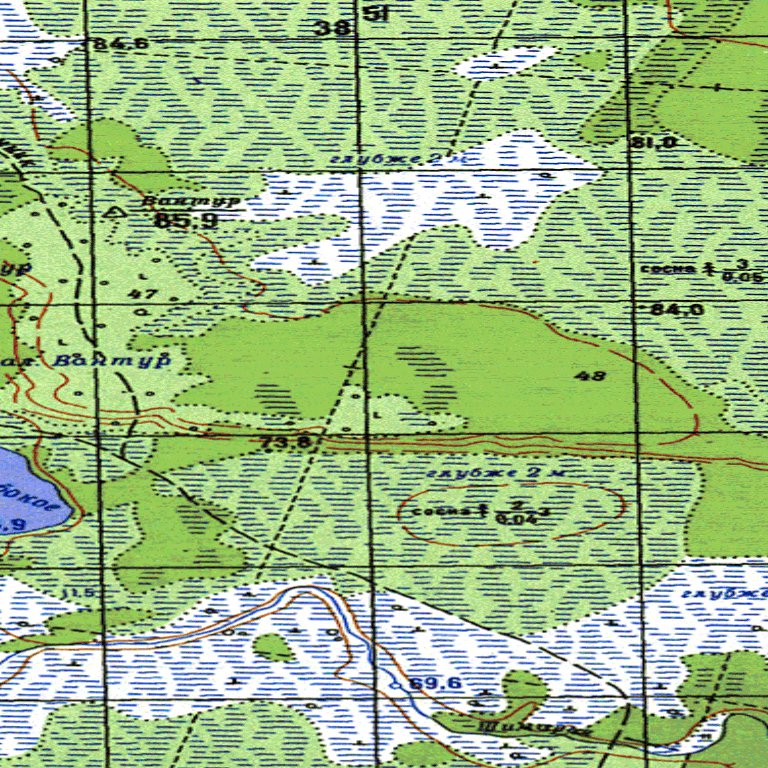 Soviet Genshtab: p41-113-3_4 Map by Avenza Systems Inc. | Avenza Maps