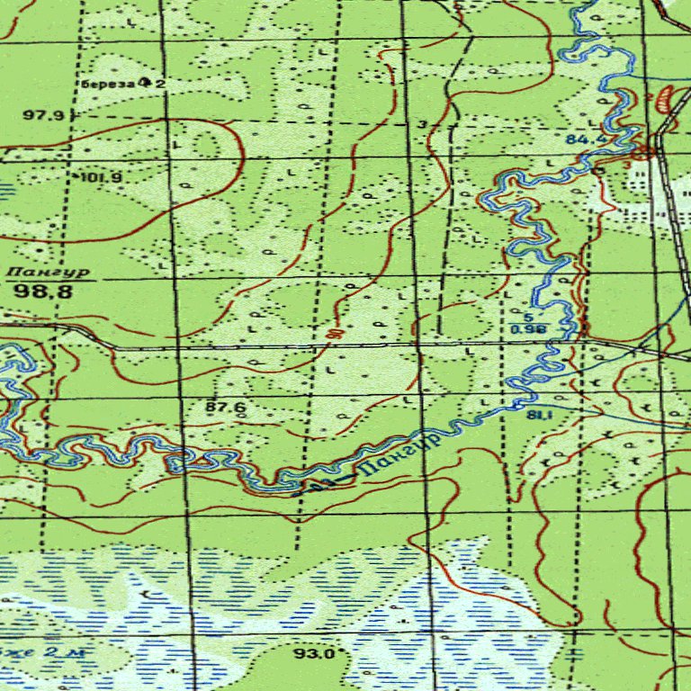 Soviet Genshtab: p41-123-3_4 Map by Avenza Systems Inc. | Avenza Maps