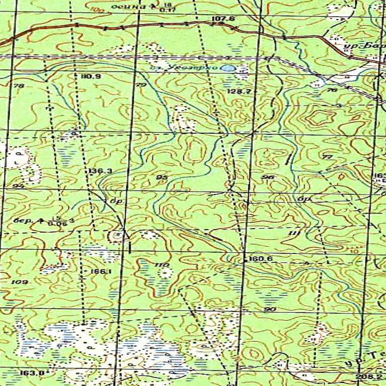 Soviet Genshtab: p36-119-1_2 Map by Avenza Systems Inc. | Avenza Maps
