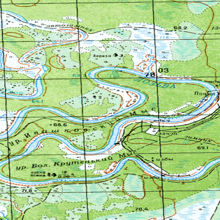 Soviet Genshtab: p41-135-1_2 Map by Avenza Systems Inc. | Avenza Maps