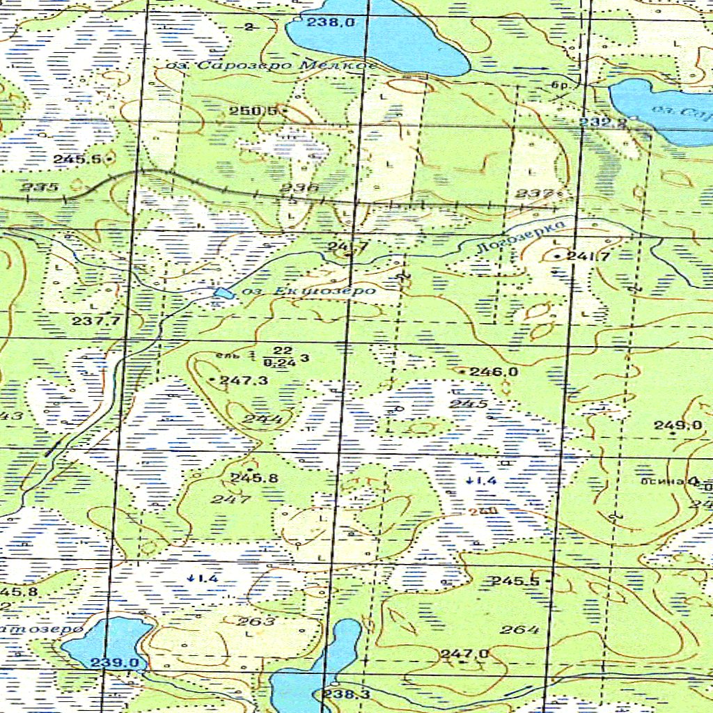 Soviet Genshtab: p36-143-1_2 Map by Avenza Systems Inc. | Avenza Maps