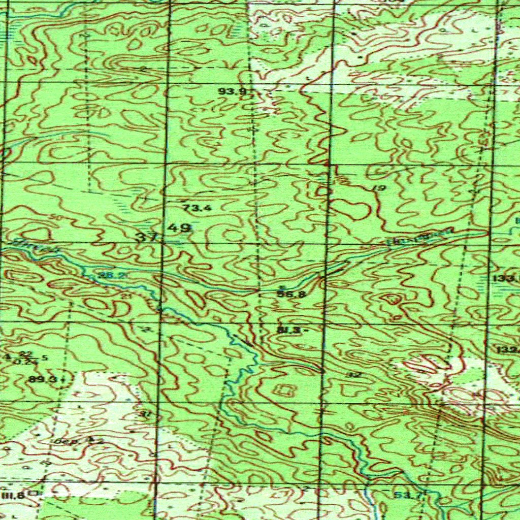 Soviet Genshtab: p36-116-3_4 Map by Avenza Systems Inc. | Avenza Maps