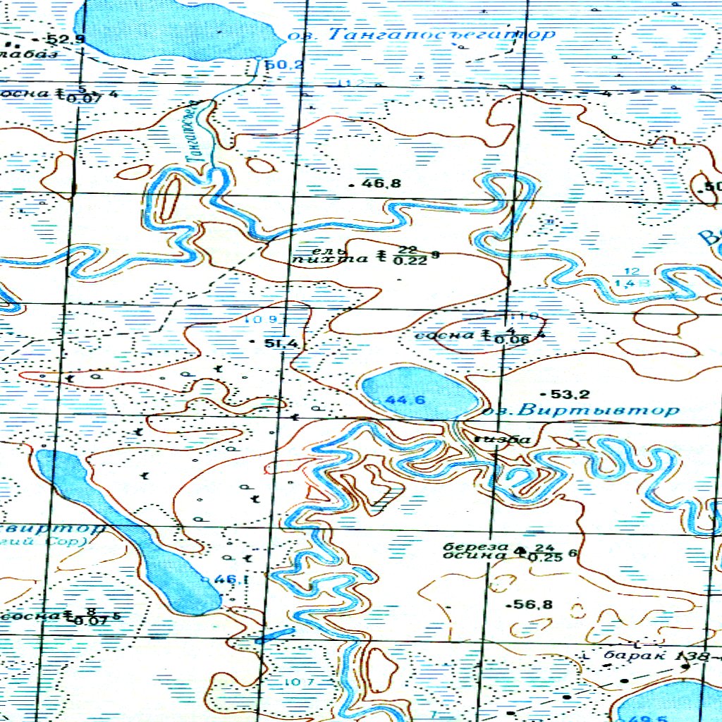 Soviet Genshtab: p42-143-3_4 Map by Avenza Systems Inc. | Avenza Maps