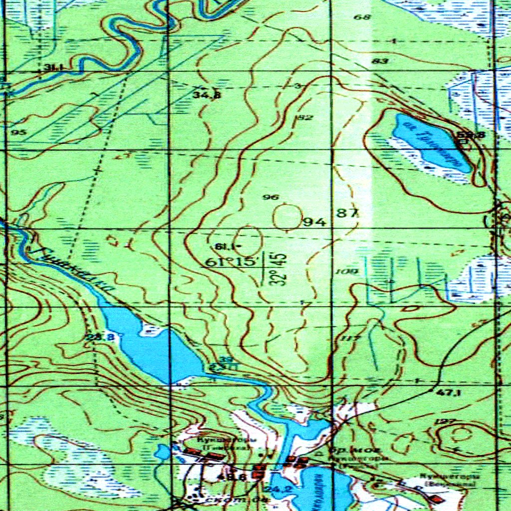Soviet Genshtab: p36-102-1_2 Map by Avenza Systems Inc. | Avenza Maps