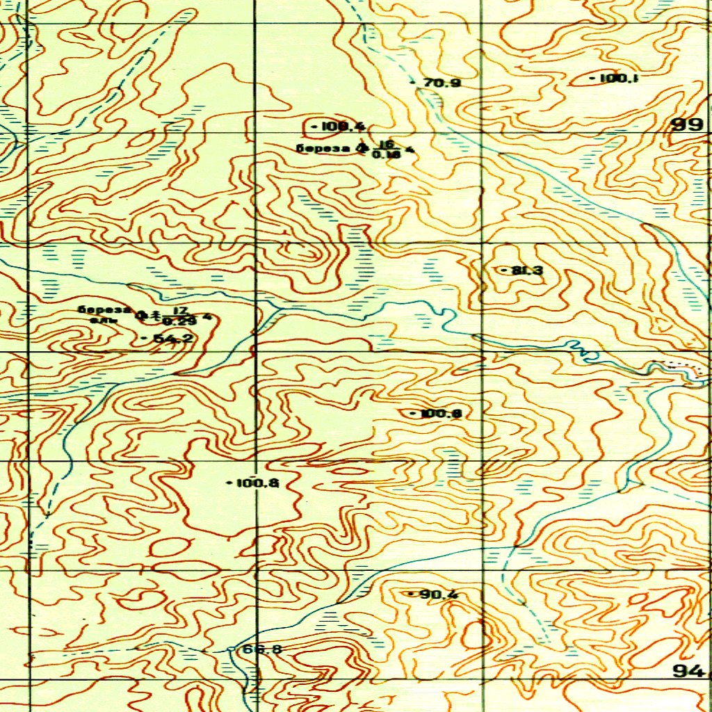 Soviet Genshtab: p42-102-1_2 Map by Avenza Systems Inc. | Avenza Maps