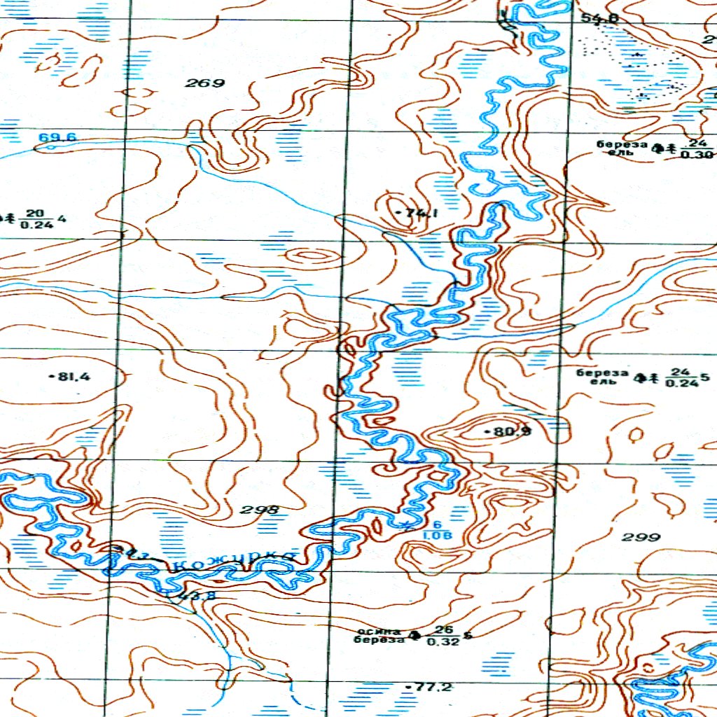 Soviet Genshtab: p42-141-3_4 Map by Avenza Systems Inc. | Avenza Maps