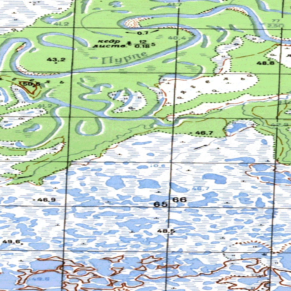 Soviet Genshtab: q43-129-1_2 Map by Avenza Systems Inc. | Avenza Maps