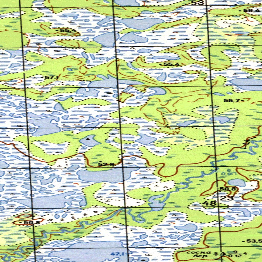 Soviet Genshtab: q44-123-3_4 Map by Avenza Systems Inc. | Avenza Maps