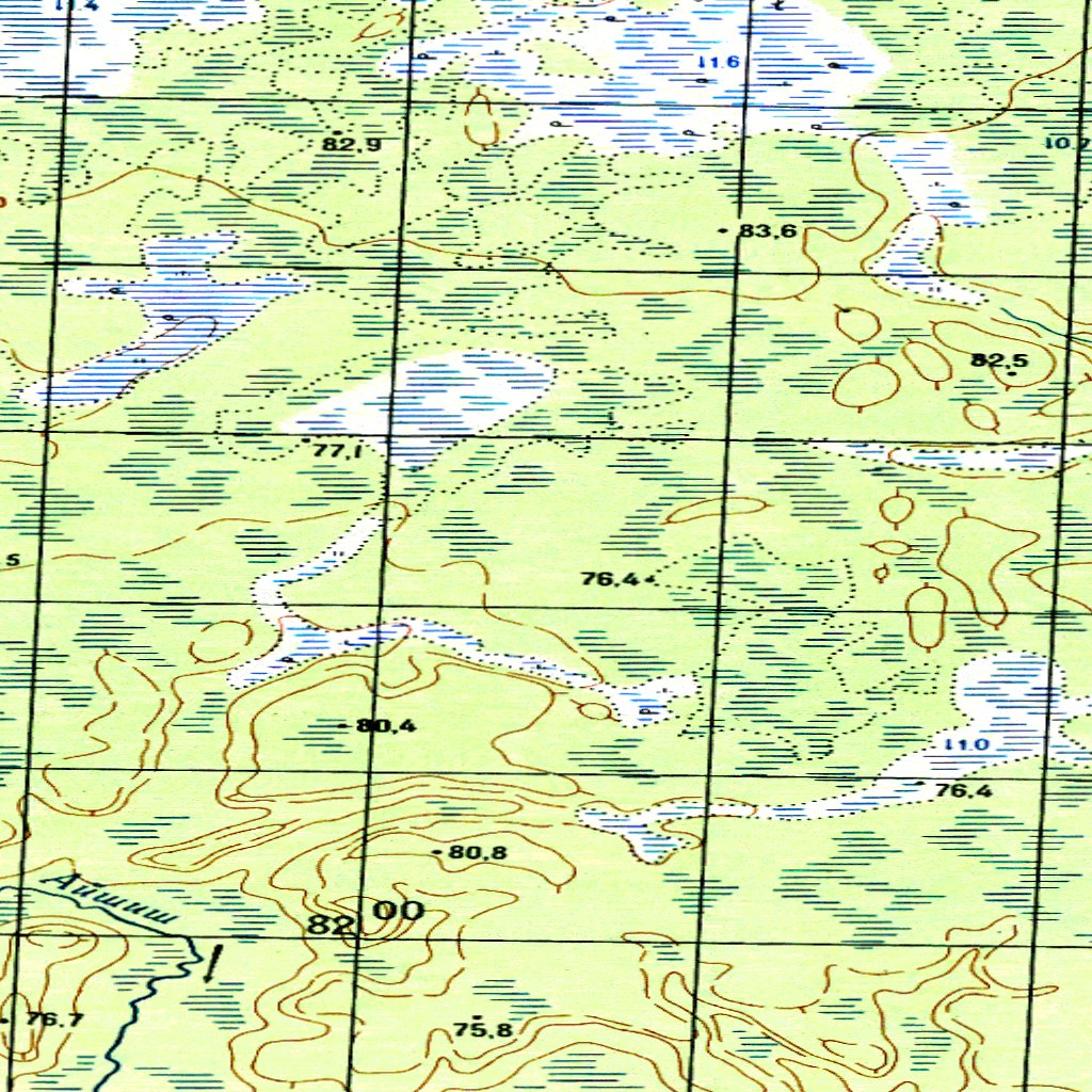 Soviet Genshtab: p42-142-1_2 Map by Avenza Systems Inc. | Avenza Maps