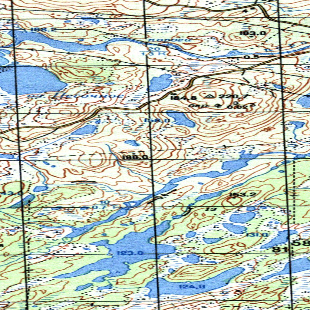 Soviet Genshtab: r36-100-1_2 Map by Avenza Systems Inc. | Avenza Maps