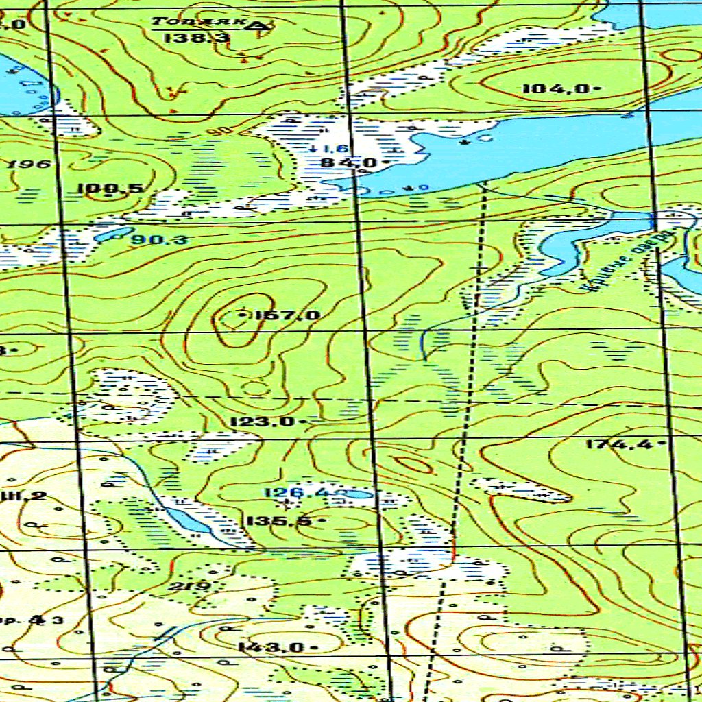 Soviet Genshtab: r36-123-1_2 Map by Avenza Systems Inc. | Avenza Maps