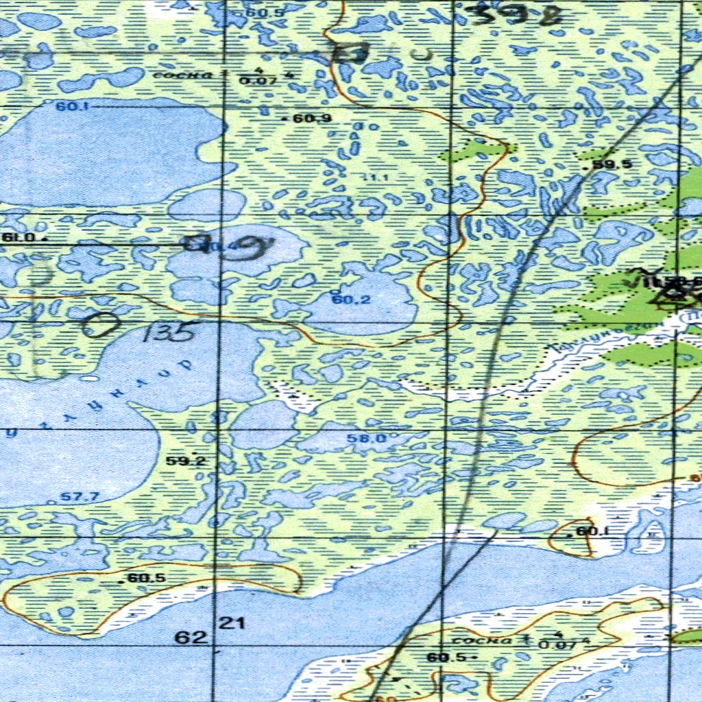 Soviet Genshtab: p43-079-1_2 Map by Avenza Systems Inc. | Avenza Maps