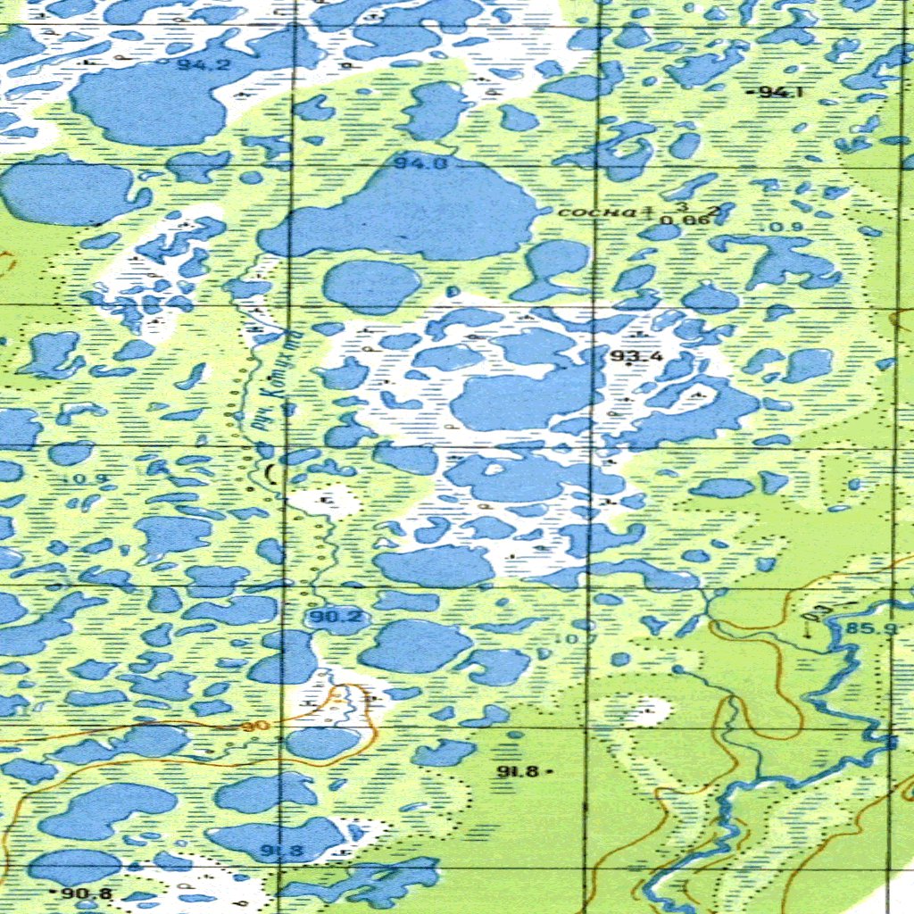Soviet Genshtab: p43-056-1_2 Map by Avenza Systems Inc. | Avenza Maps