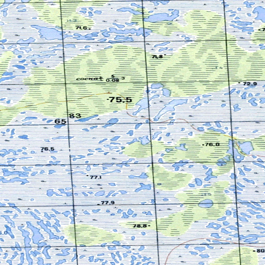 Soviet Genshtab: p43-134-3_4 Map by Avenza Systems Inc. | Avenza Maps