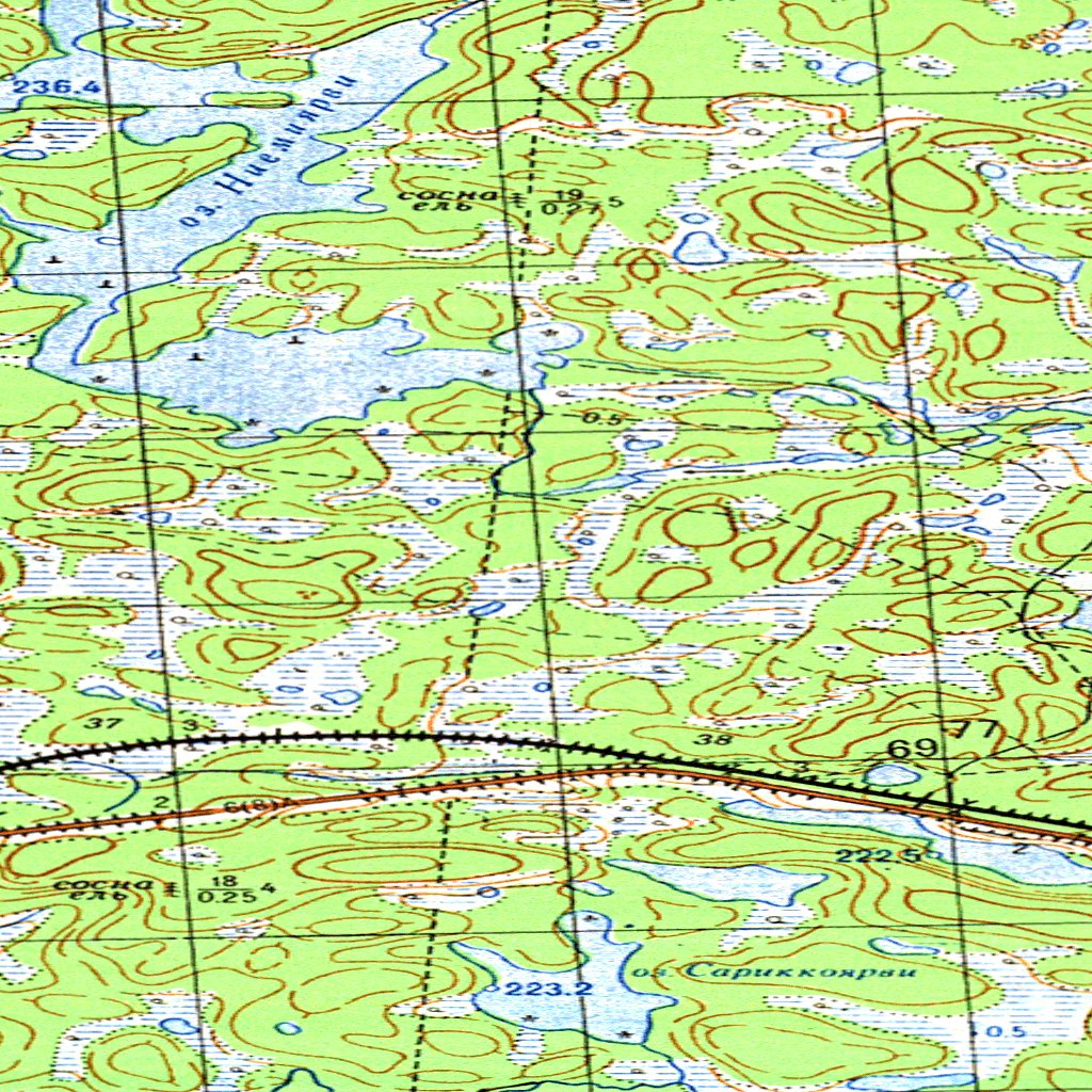 Soviet Genshtab: q36-121-1_2 Map by Avenza Systems Inc. | Avenza Maps