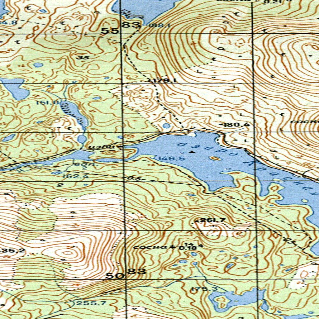 Soviet Genshtab: r36-138-3_4 Map by Avenza Systems Inc. | Avenza Maps
